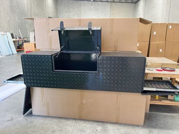 Caravan Toolbox 242 - Extra Large Dual Side Storage | Rok Group